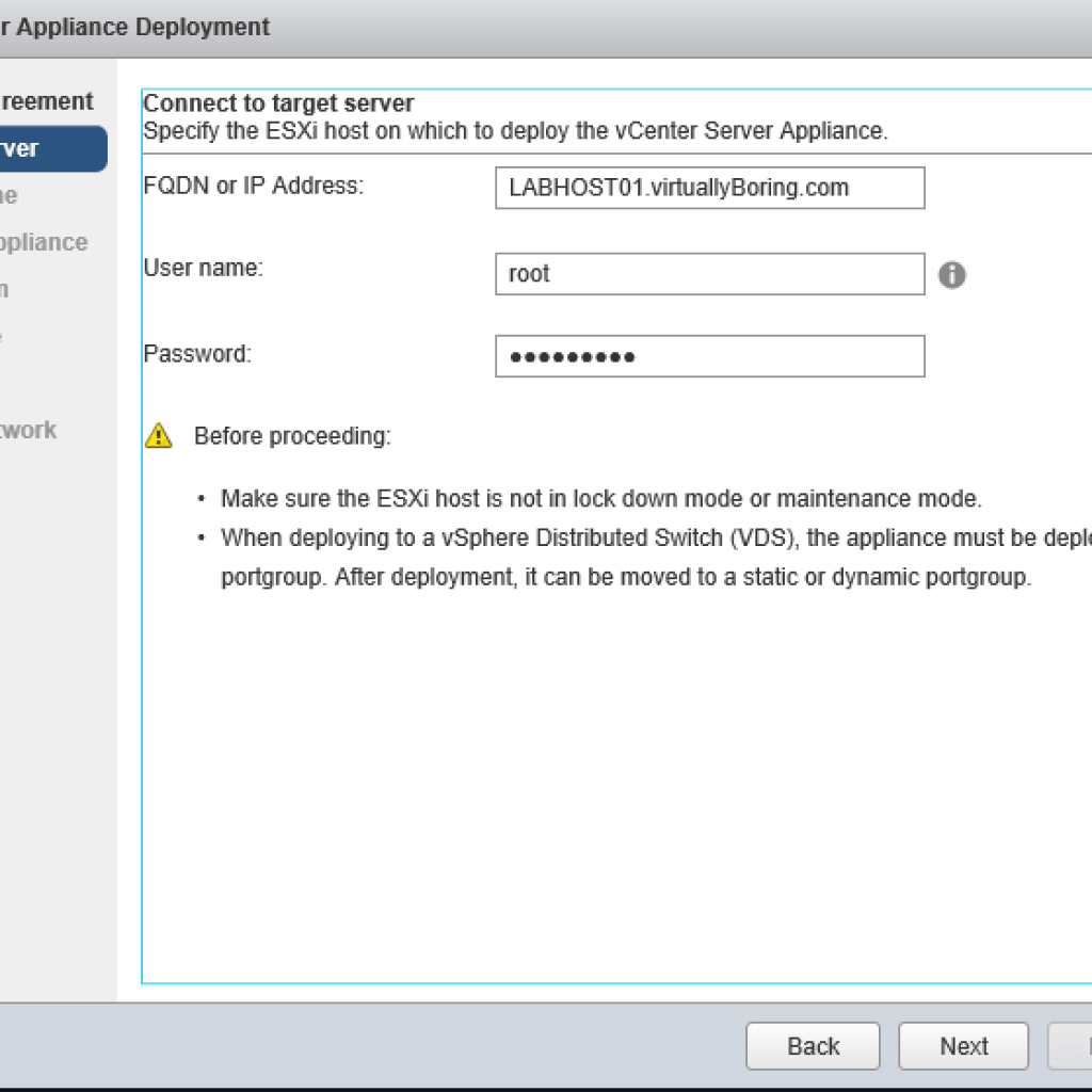 vCenter Server Appliance Upgrade from 5.x to 6.0 - Virtually Boring