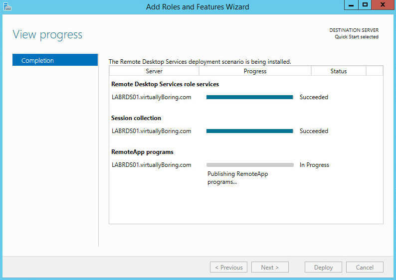 Setup Remote Desktop Services in Windows Server 2012 R2 - Virtually Boring