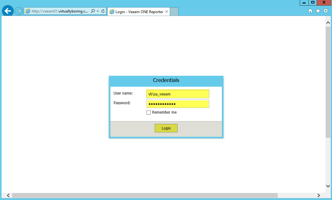 Deploying Veeam Availability Suite - Veeam ONE - VirtuallyBoring Deploying Veeam Availability Suite - Veeam ONE - VirtuallyBoring