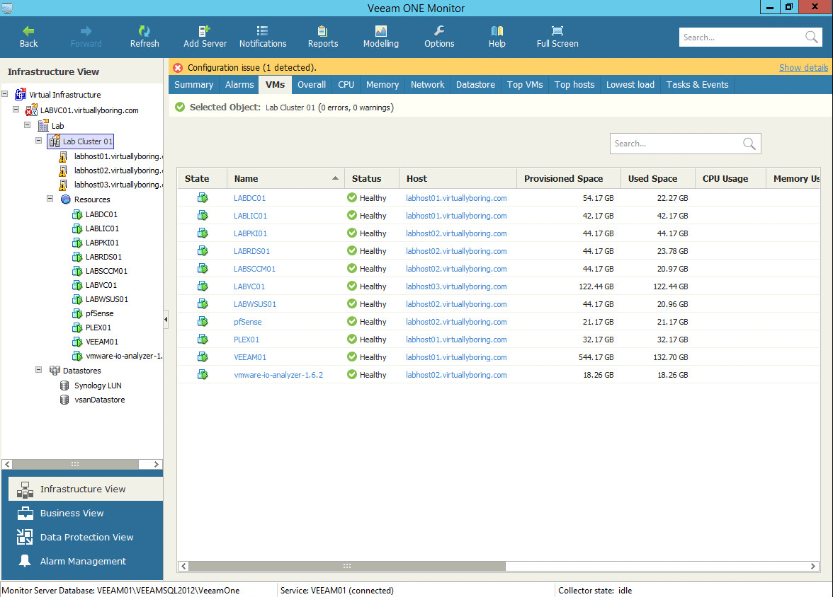Deploying Veeam Availability Suite - Veeam ONE - Virtually Boring Deploying Veeam Availability Suite - Veeam ONE - Virtually Boring
