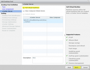 VMware Horizon View 7: Automated Desktop Pool [Part 7] - Virtually Boring