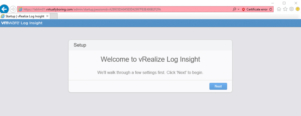 Deploying VMware vRealize Log Insight - Virtually Boring