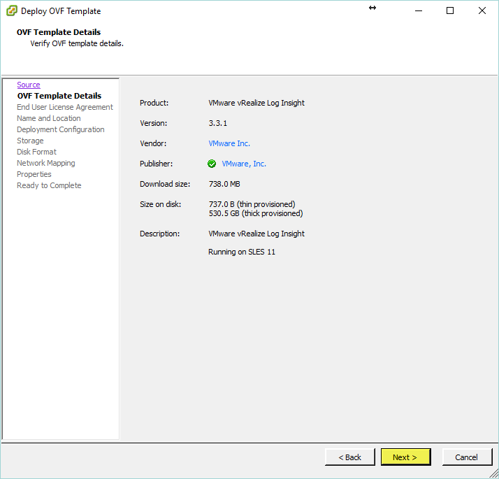 Deploying VMware vRealize Log Insight - VirtuallyBoring