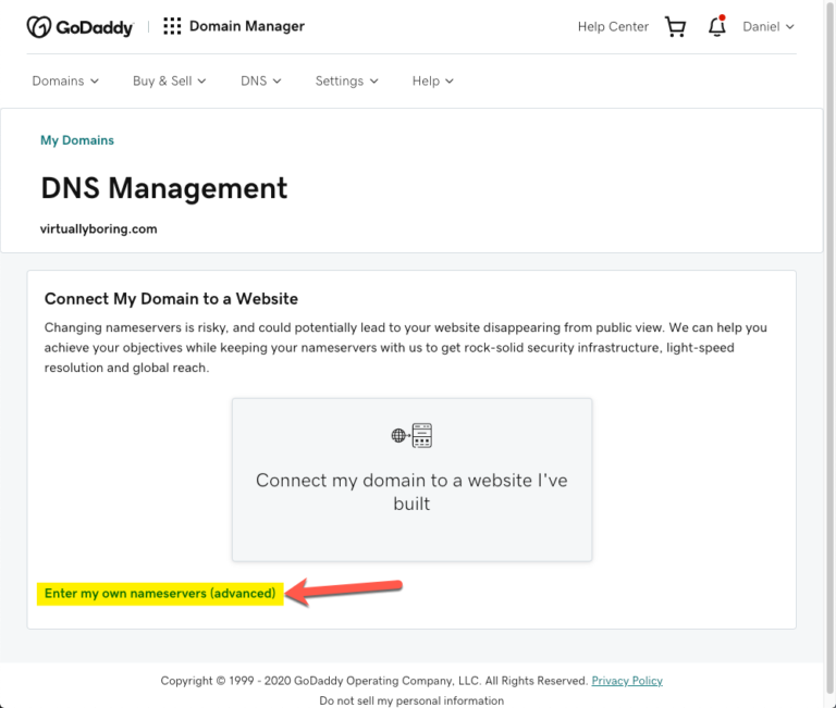 Migrate GoDaddy Domain and DNS to AWS Route 53 - Virtually Boring