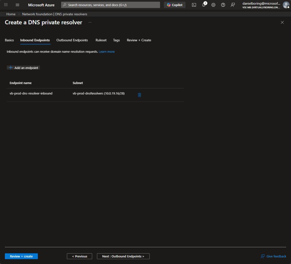 Azure Private Endpoints, DNS Private Resolver, and Conditional ...