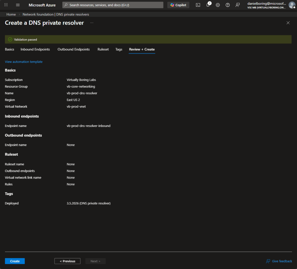 Azure Private Endpoints, DNS Private Resolver, and Conditional ...