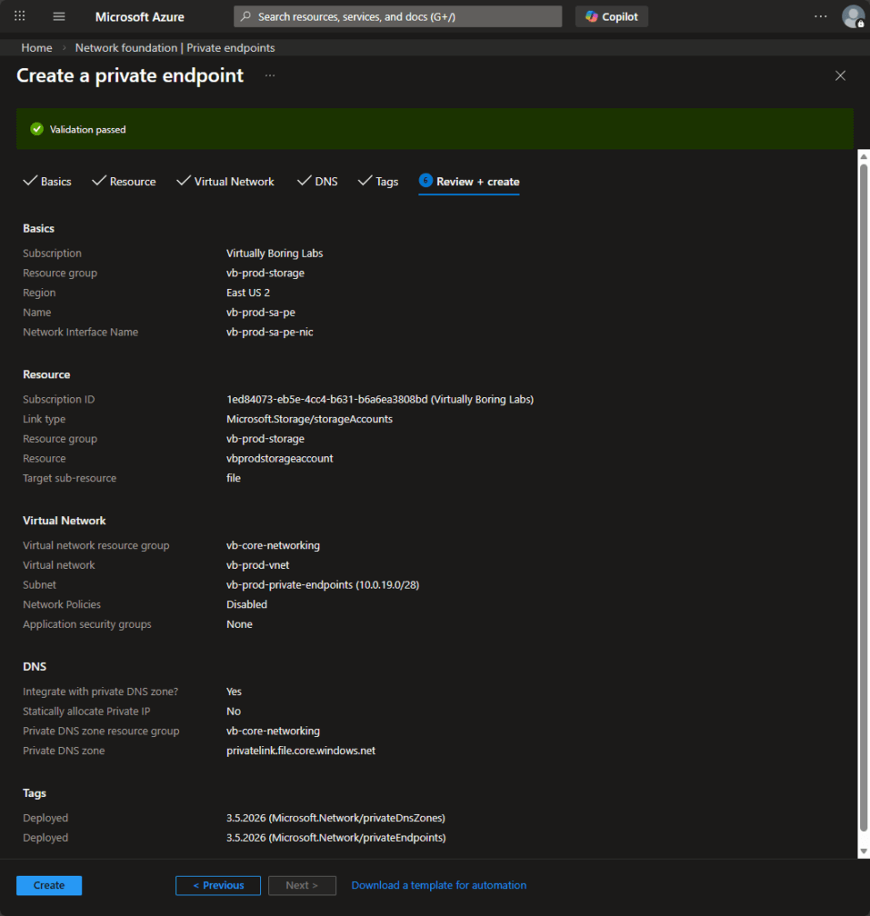 Azure Private Endpoints, DNS Private Resolver, and Conditional ...